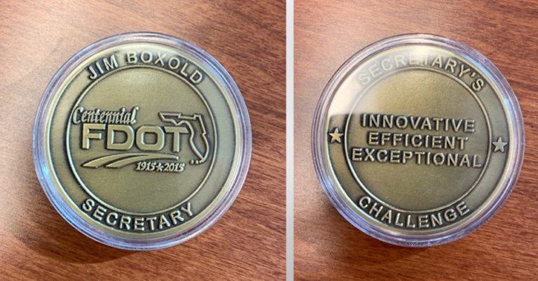 State Secretary’s Challenge Coin - SunGuide.info