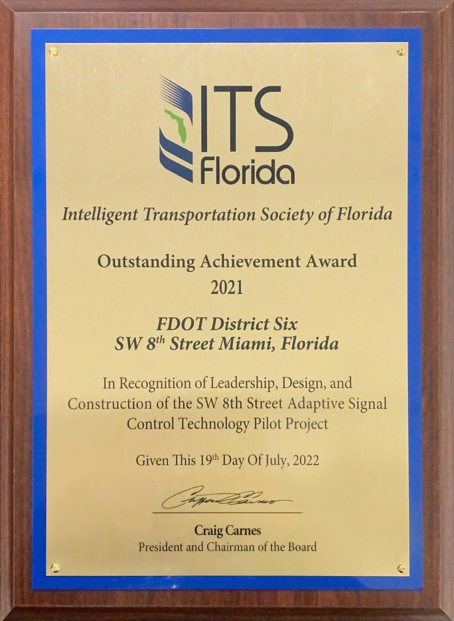 ITS Awards - TSM&O FDOT District 6